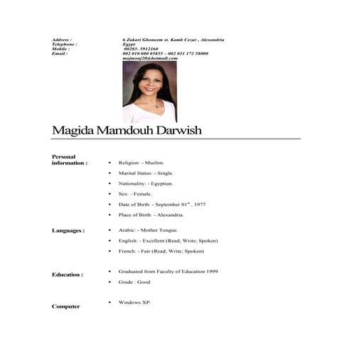 Maggie CV | PDF