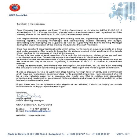 2.UEFA recommendation letter | PDF