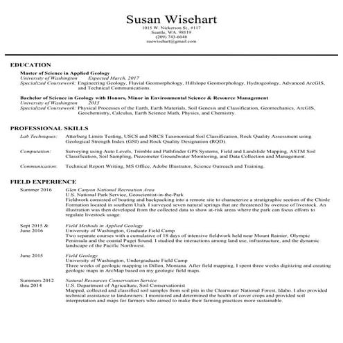 Sundberg cv and resume 06.13.2018