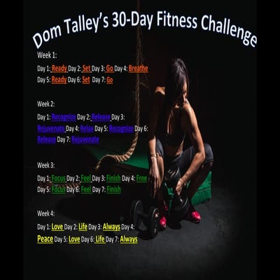 Dom Talley's 30-Day Fitness Challenge | PDF