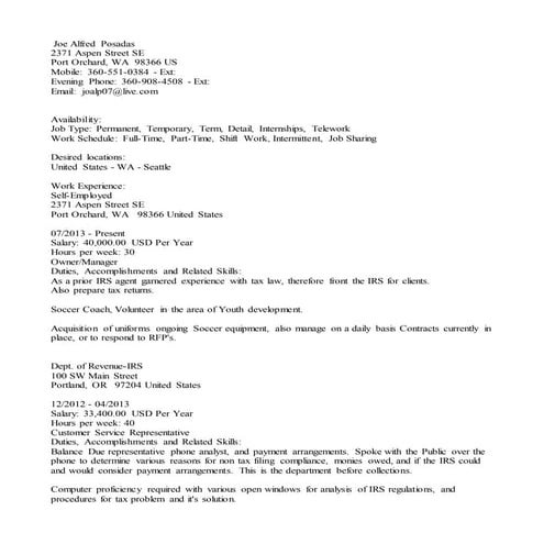 Daniel Gillespie Resume | DOC