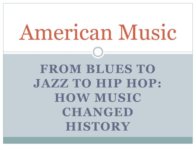 Music of the 20th century | PPTX