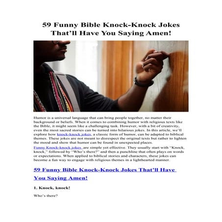 59 Funny Bible Knock-Knock Jokes That’ll Have You Saying Amen!.docx