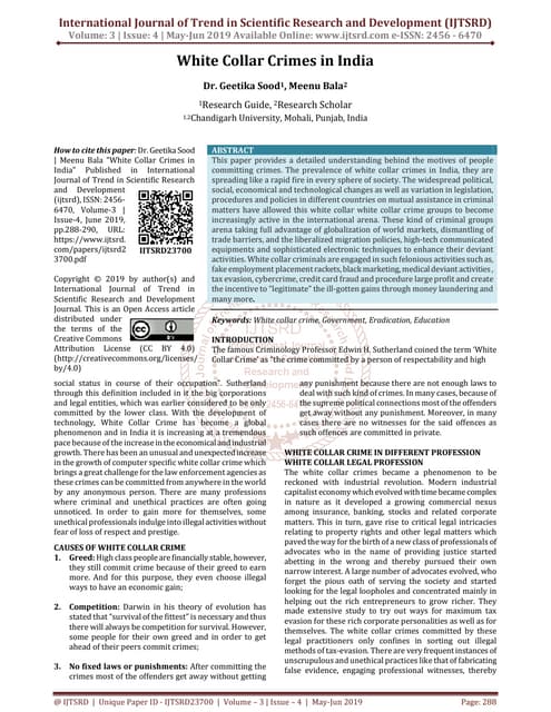 Frequent White Collar Crimes And Their Causes.pdf