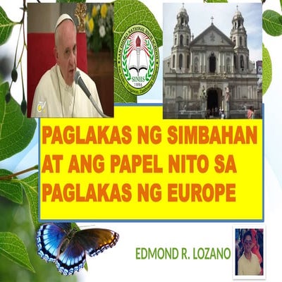 5a. PPT AP8 3RD QTR_paglakasngsimbahanatangpapelnitosapaglakasngeurope ...