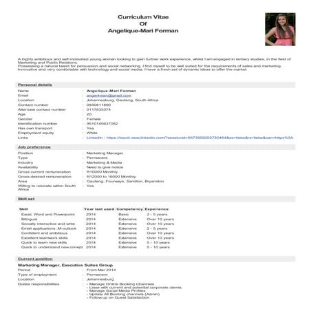 CV Stephanie Di Nobile2 | PDF