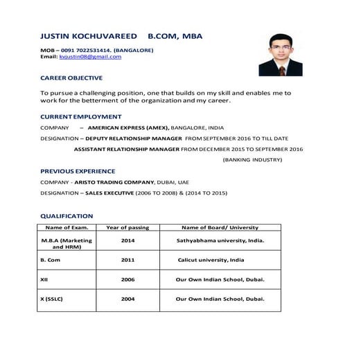 8 Justin CV | DOCX