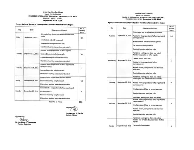 OJT Report-Mark | PDF | IT and Internet Support | Internet