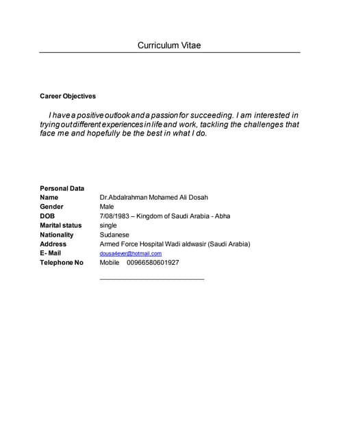 Curriculum Vitae (nihal) | PDF