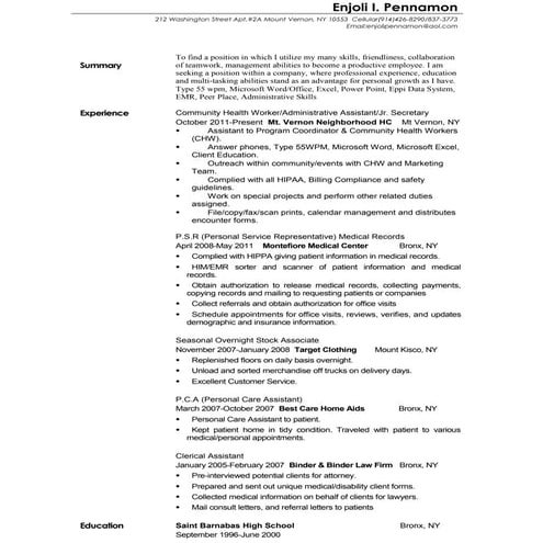 enjoli resume2 | DOC