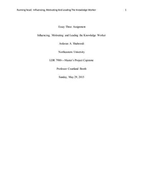 Integrative thinking a model takes shape | PDF