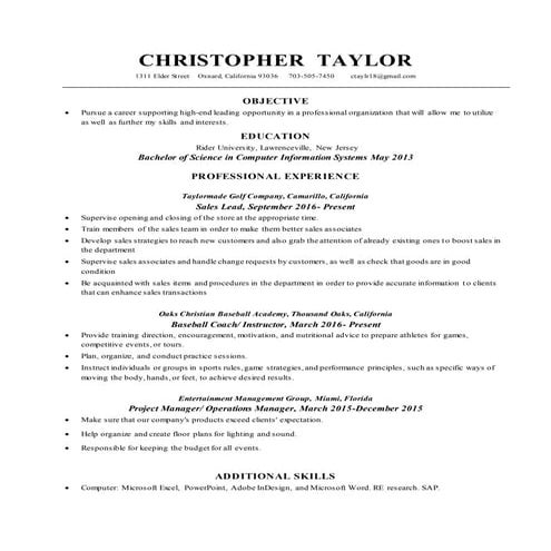 casey new resume | DOCX