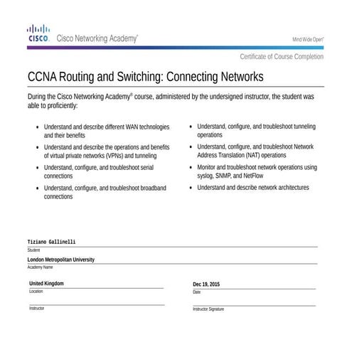 Certification_CCNA 4 | PPT