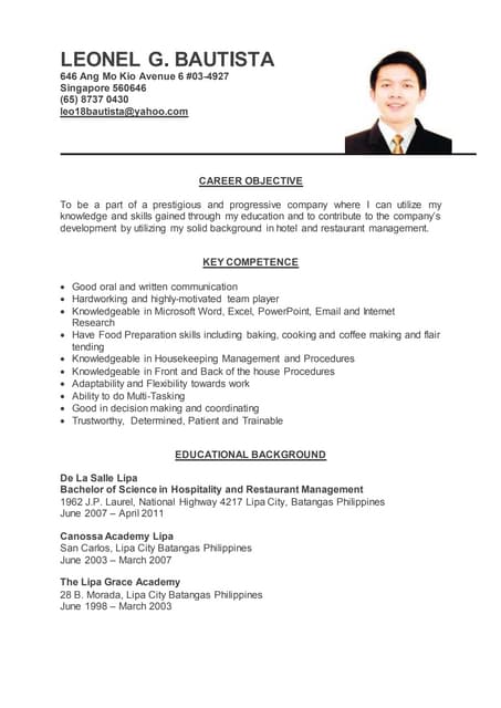 Resume (sample) | DOCX | Education