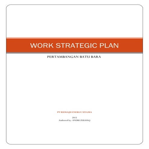 Work Strategic Plan | PDF