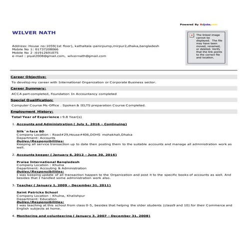 ARSALAN CV | DOCX