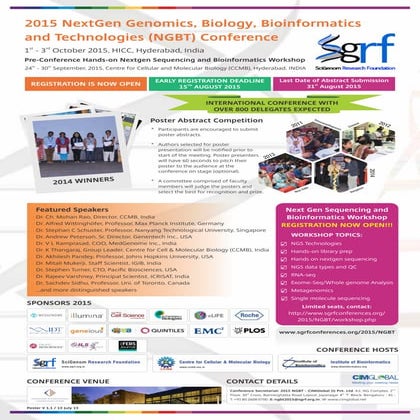 2015NGBT_NoticeBoard Poster_A3_Poster V1.3_15JUL | PDF | Biotech and ...