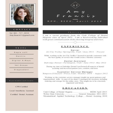 Amy Francis' Resume | DOCX