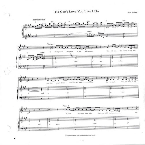 Rays Sheet MUsic | PDF