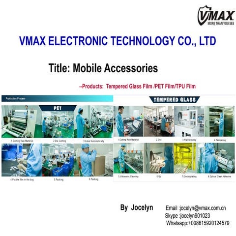 Vmax Screen Protector introduction - Jocelyn | PPT