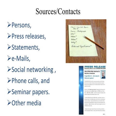 5_Sources or Contacts | PPT