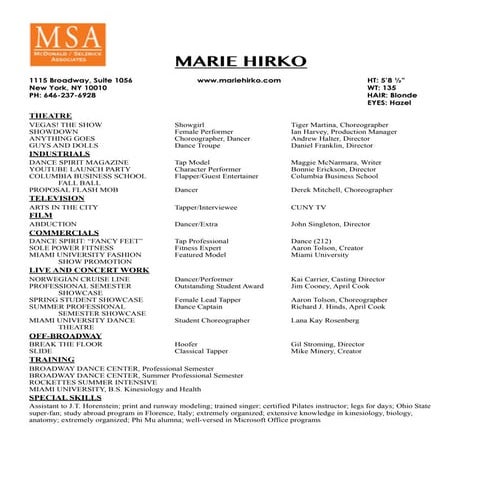 9:11:16- MSA RESUME | PDF