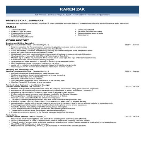 Karen Zak Resume 1 | PDF