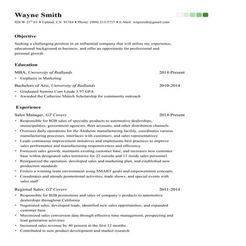 Resume, Wayne_Smith | PDF