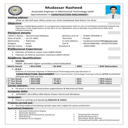 Mudassar CV (1) | DOC