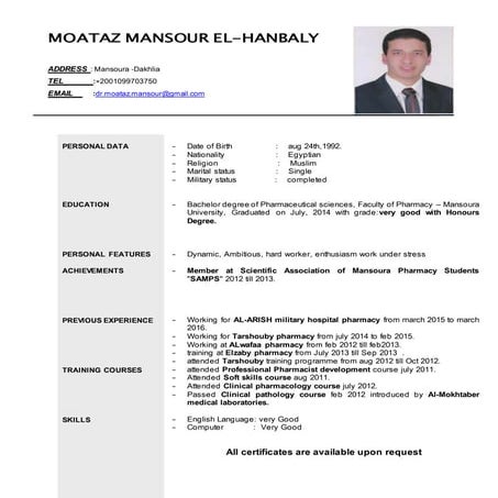 moatazz cv | DOCX
