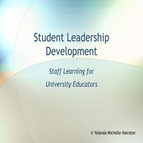 Student Leadership Presentation_YMH | PPT