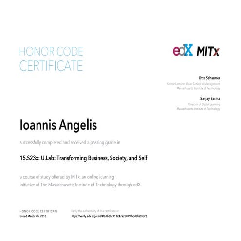 MITx 15_Optimization Certificate | PDF