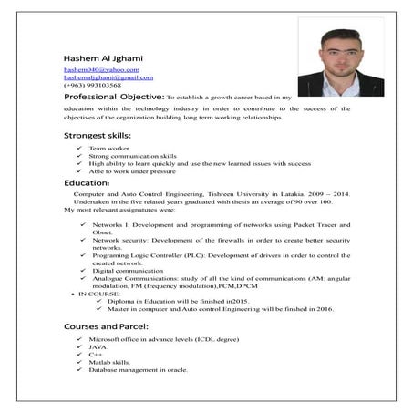 HASHEM AL jghami (CV).compressed | PDF