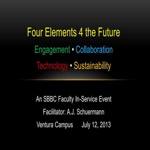 The Four Elements 4 the Future_by AJS | PPTX
