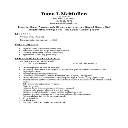 Dana Resume | DOCX