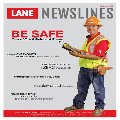 Lane_Newslines_Safety_September_2013_Martha Davidson | PDF ...