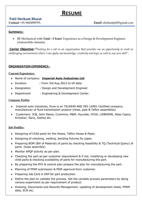 Resume-Progress Debnath | PDF