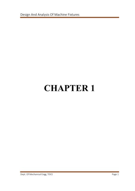 Fixture Designing | PPT