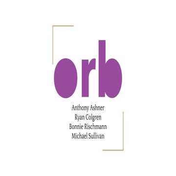 Orb Presentation | PPT