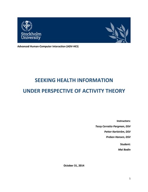 Session 1 Lecture 2 PACT A Framework for Designing Interactive Systems ...