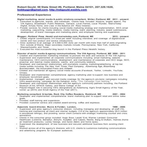 Resume Rob Gould | DOCX