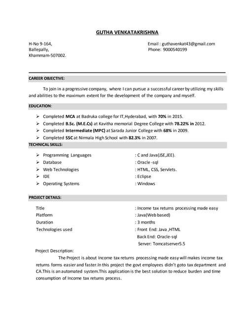 Venkata Krishna Gutha presentations