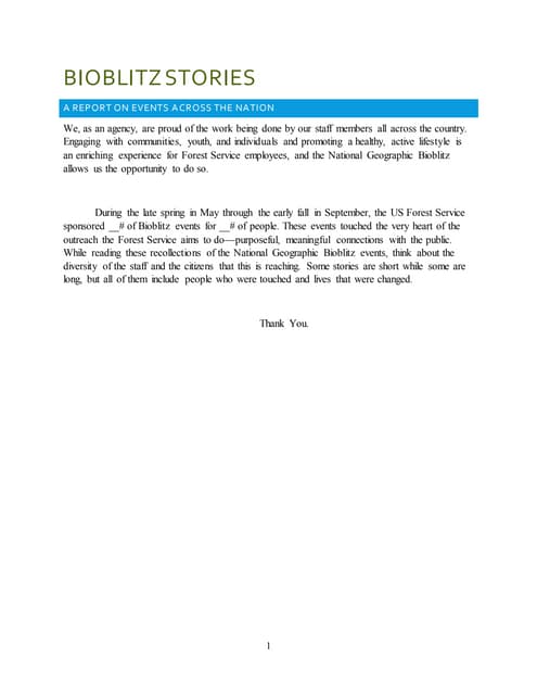 BioBlitz Educator Resource: Identifying Species | ZIP | Biological ...