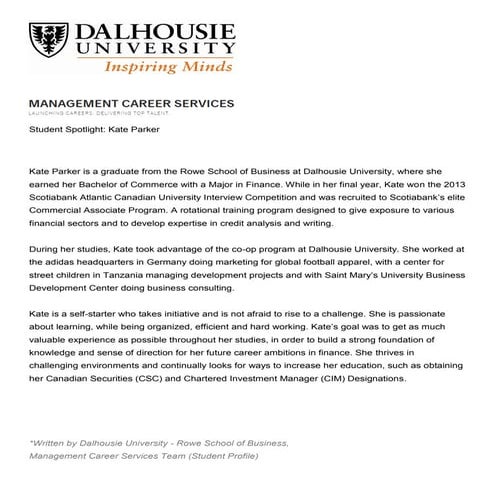 Student Spotlight | PDF | Professional School | Postgraduate Education