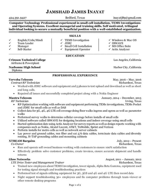TJ RESUME | PDF