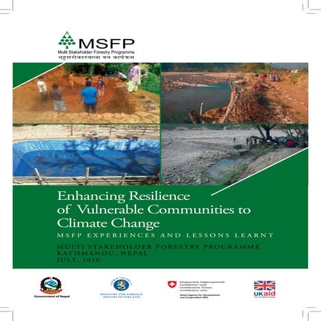 Enhancing Resilience of Vulnerable Communities to Climate Change | PDF