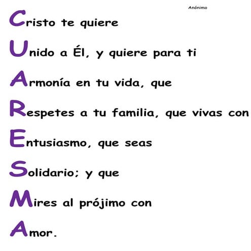 5 acrostico completo | PDF