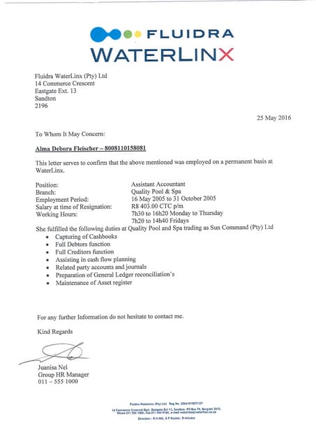 Datacentrix Signed incl Work hrs | PDF