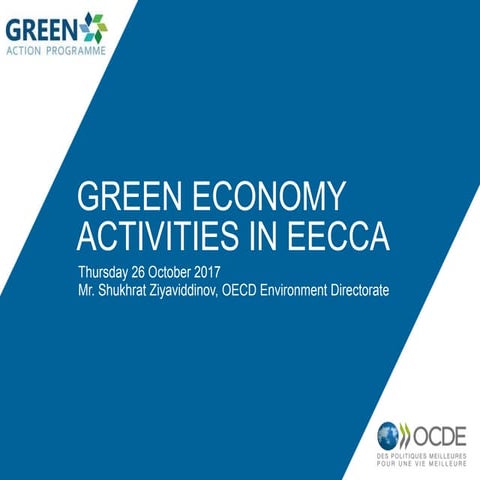 "Green" economy activities in EECCA region | PPTX