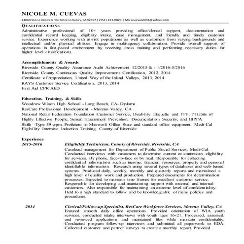Gabrielle Resume | DOCX
